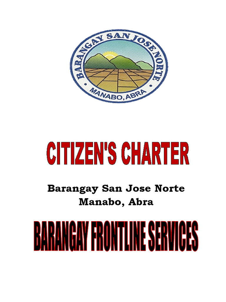 Citizen S Charter | PDF | Government