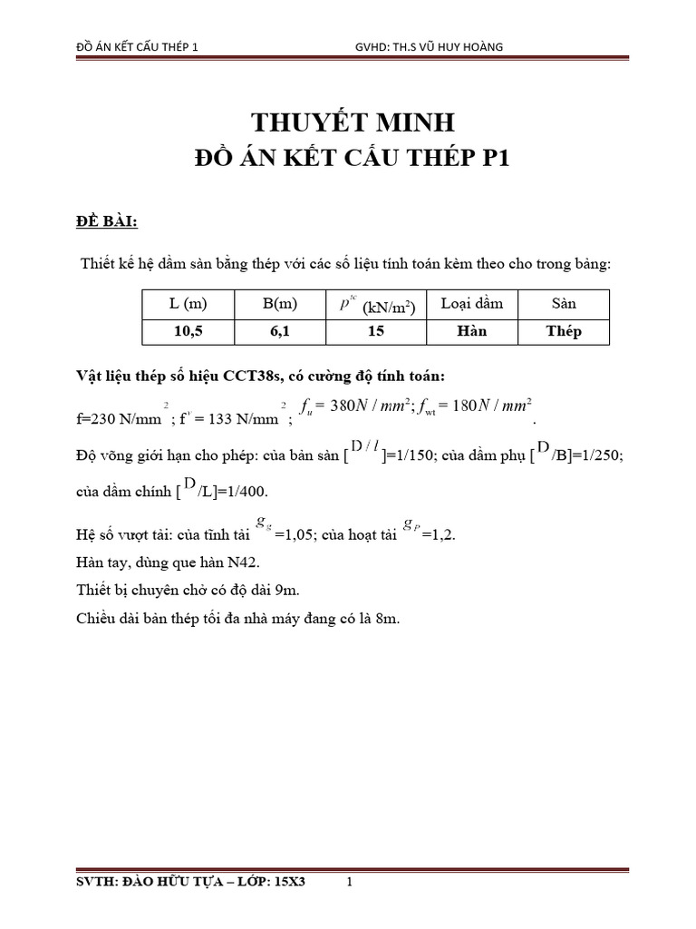 TMTT Đa Thép 1 - Tựa | PDF