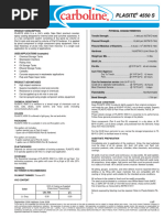Plasite 4550 S PDS | PDF | Concrete | Welding
