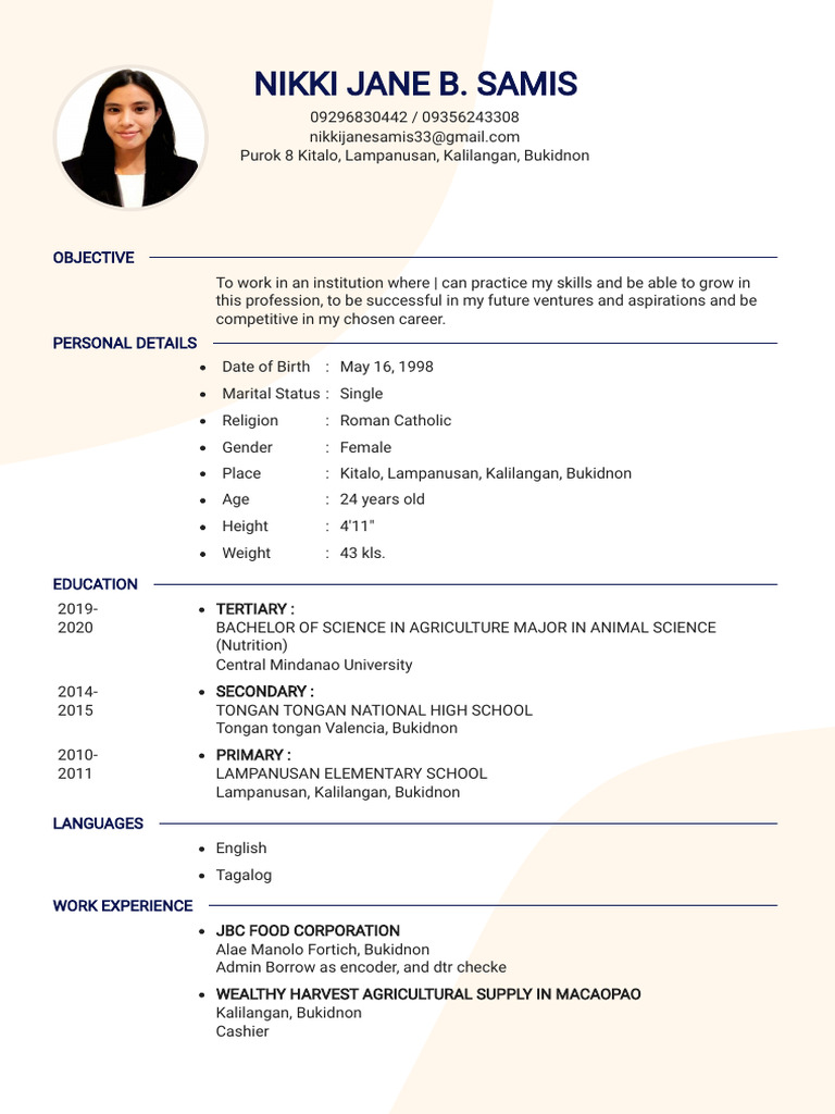 Nikki Jane Brillo Samis | PDF