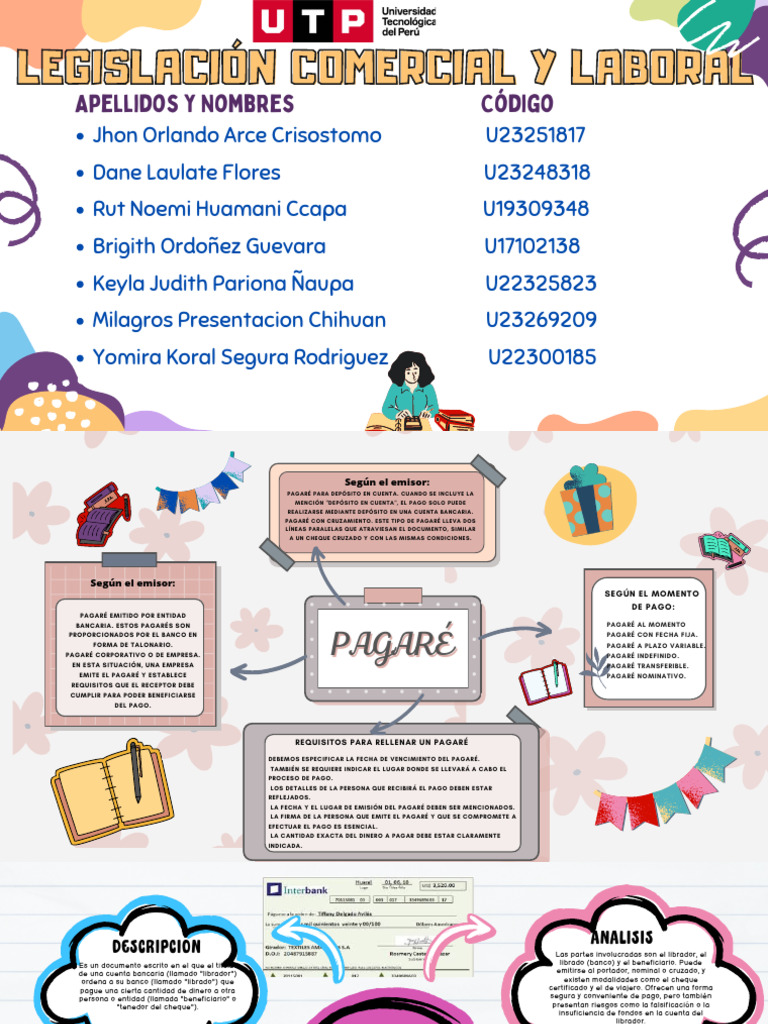 Tarea Semana5-1 | PDF | Cheque | Pagaré