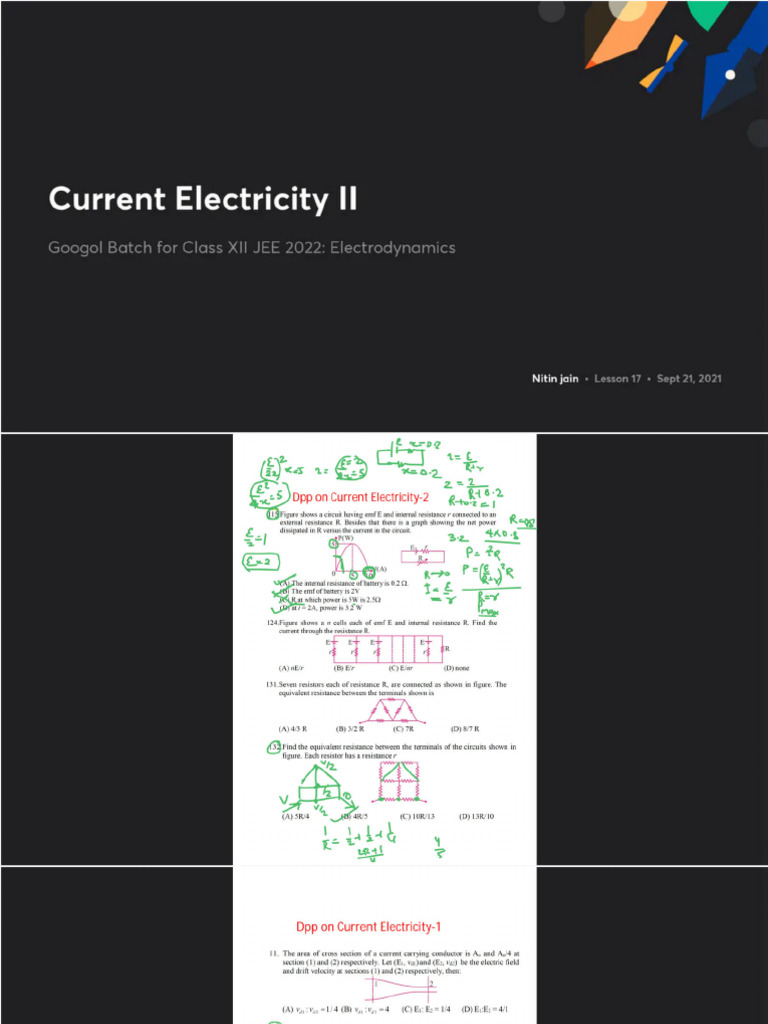 Current Electricity II With Anno | PDF