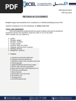 Glass and Aluminium Installation Method Statement | PDF | Risk | Risk ...