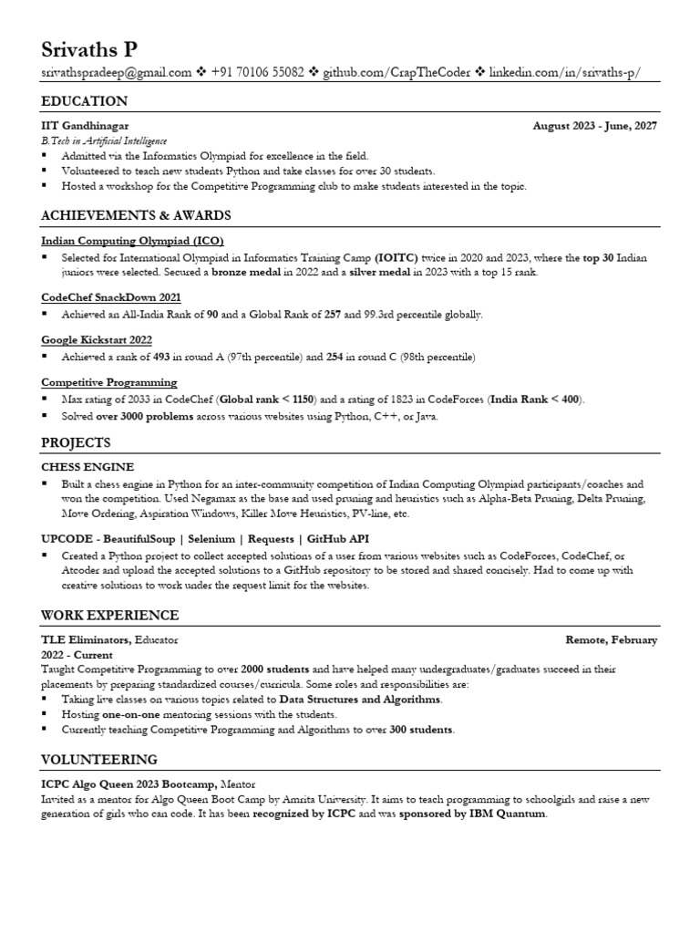 CPP resume template | PDF