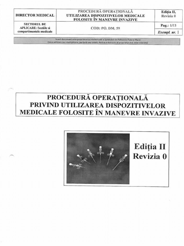Po - DM.59 - Utilizarea Dispozitivelor Medicale Folosite in Manevre ...