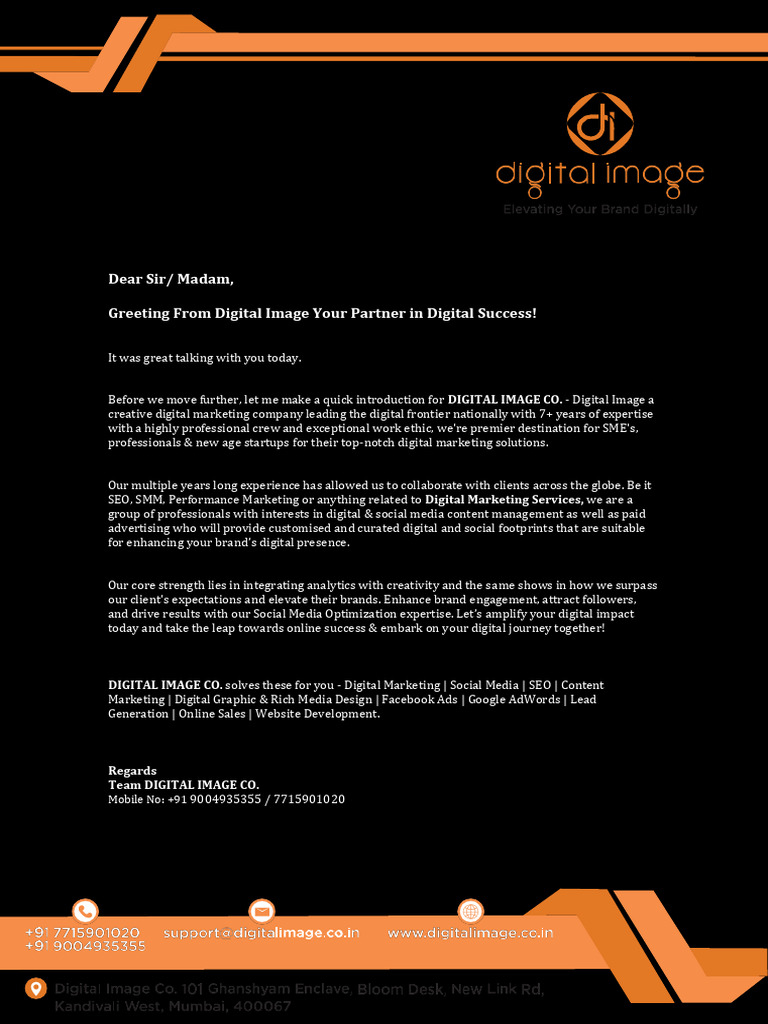 Digital Image Co. Introduction | PDF
