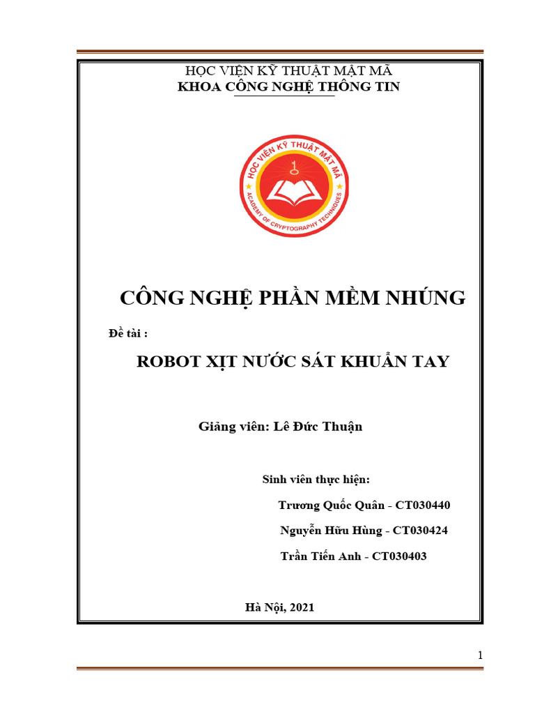 C303 Nhom6 CNPMNhung-1 | PDF