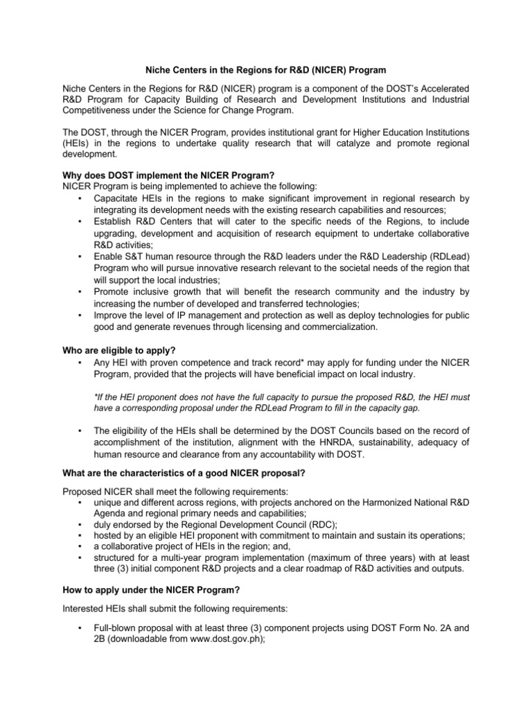 Briefer - NICER - Full Blown Via Dpmis | PDF | Research And Development ...