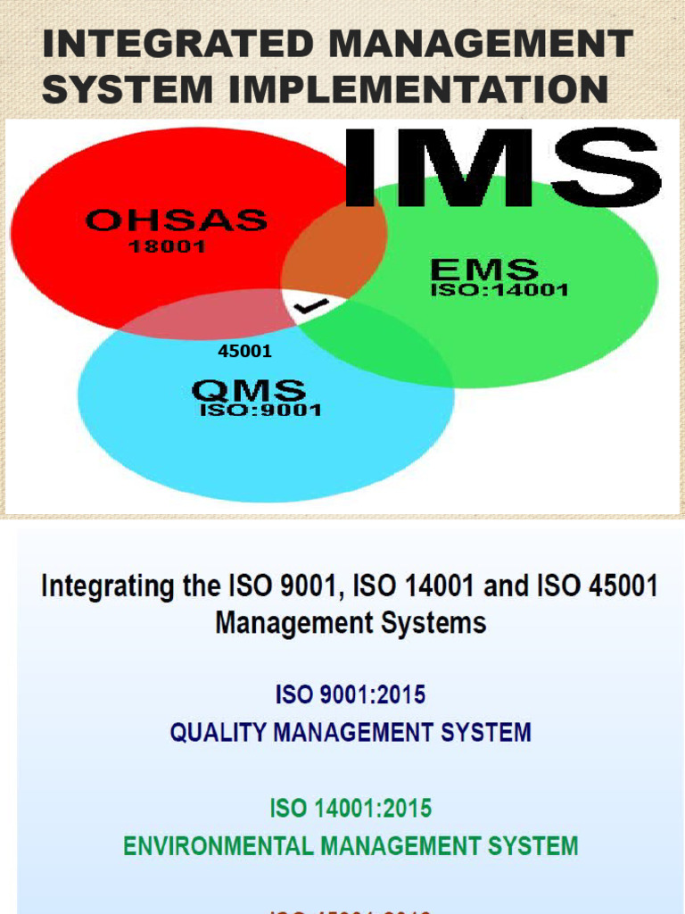 Ims (3) Integrated Management System Implementation | PDF | Iso 9000 ...