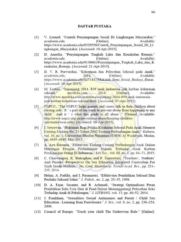 13.07.0081 Fajar As'ari DAFTAR PUSTAKA | PDF | Social Science | Wellness