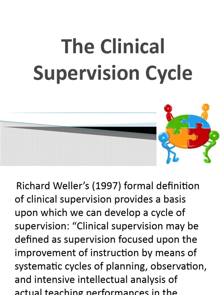 16 The Clinical Supervision Cycle | PDF | Teachers | Thought