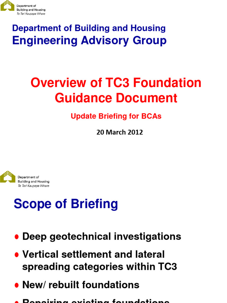 Overview of TC3 Foundation Guidance Document | Download Free PDF ...