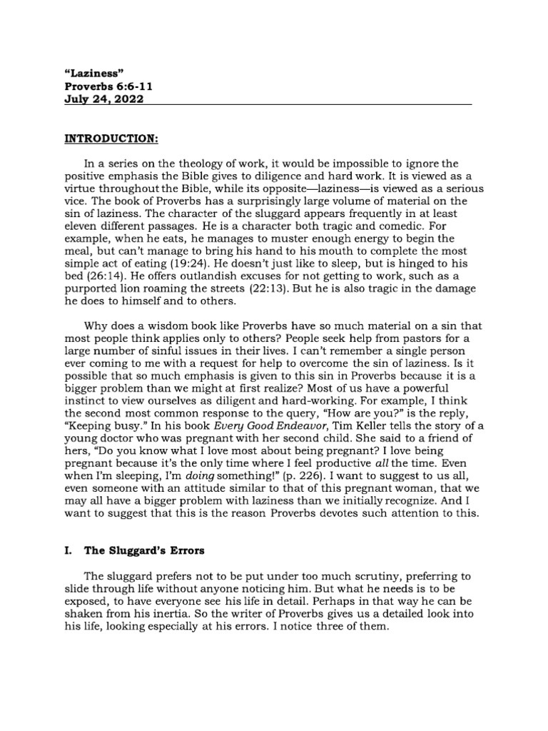 laziness-proverbs-6-6-11-pdf