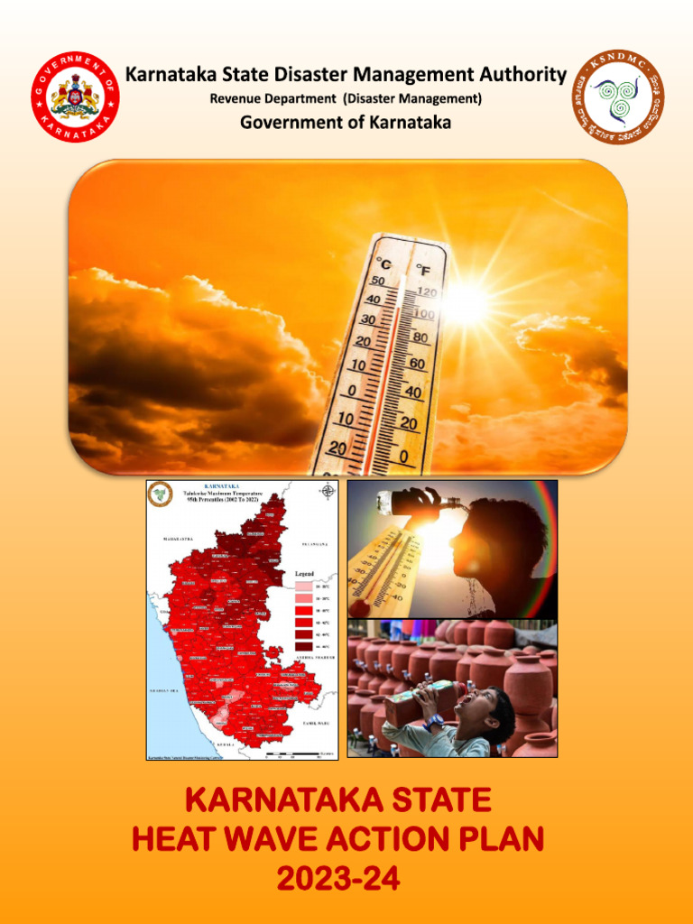 Karnataka State Heatwave Action Plan | PDF | Heat Wave | Climate Change