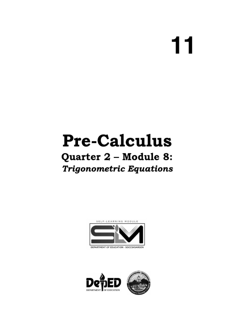 Week 4 Pre Calculus 4th Quarter Pdf