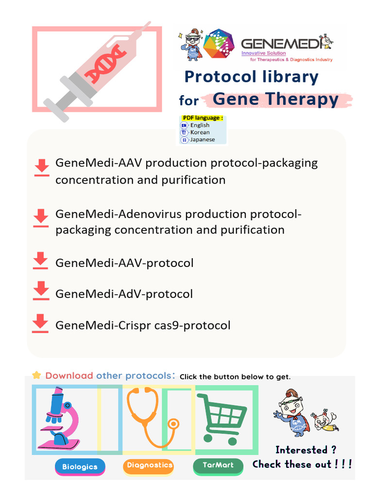 Protocol_library_for_Gene_Therapy (1) | PDF