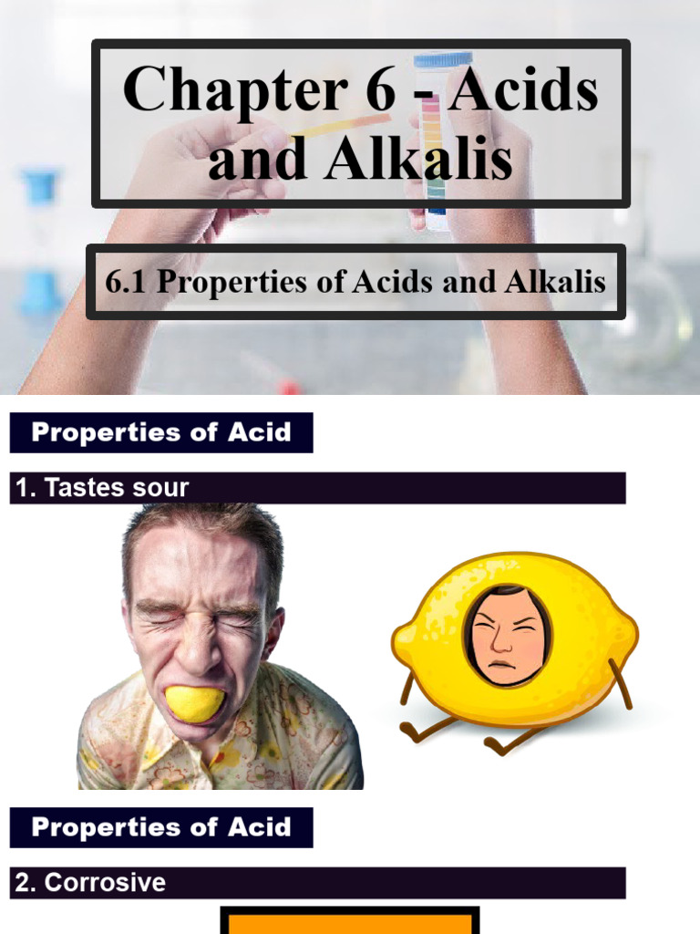 Chapter 6 - Acid and Alkali | PDF | Acid | Ph