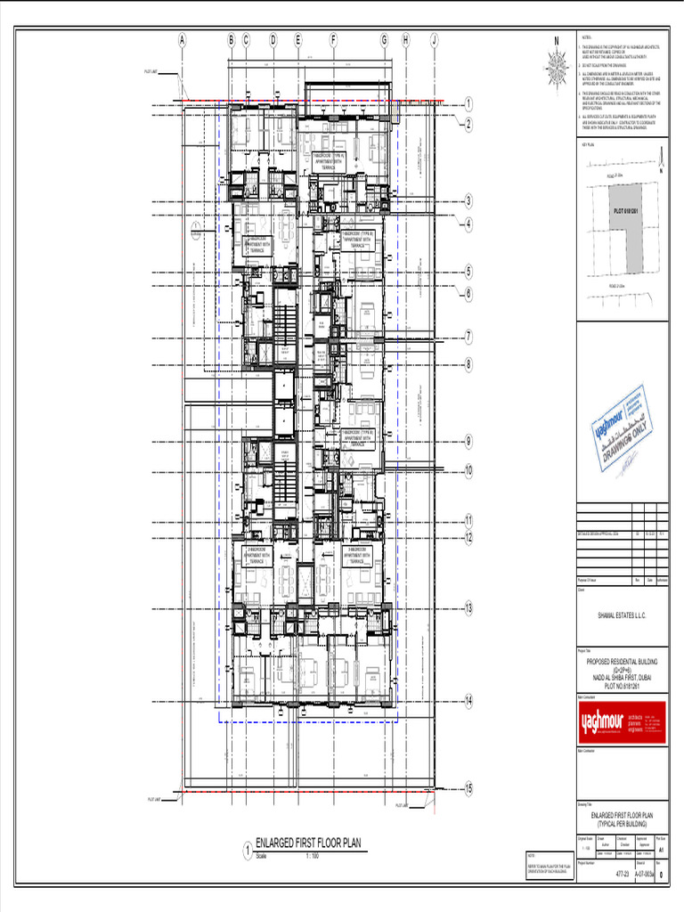 A-07-003a - ENLARGED FIRST FLOOR PLAN (TYPICAL PER BUILDING) | PDF ...