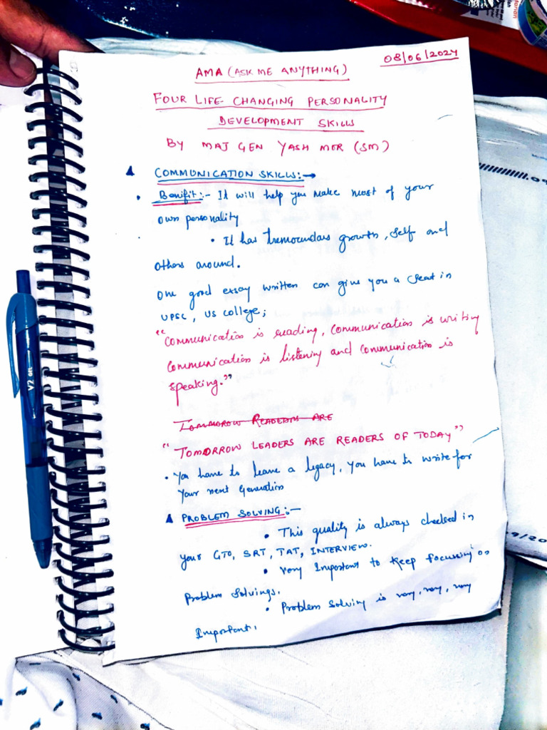 Four (04) Life Changing Personality Changing Skills | PDF