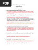 Chapter 16-19 Questions and Answers | PDF | Bilbo Baggins | The Hobbit