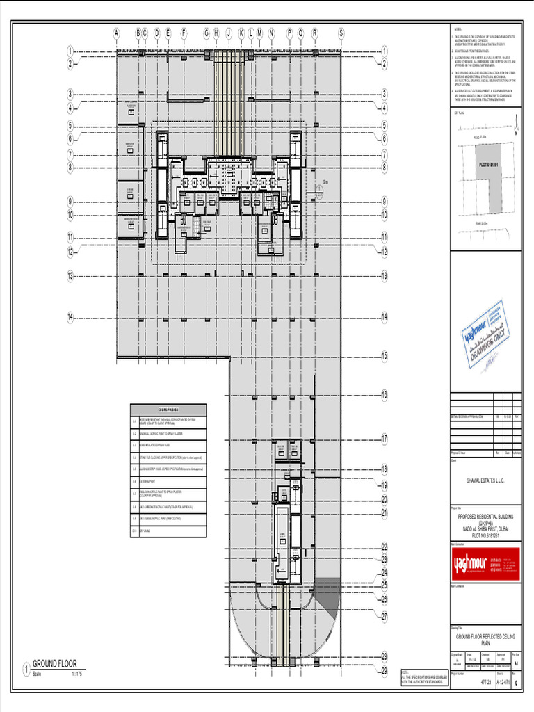 A-12-071 - Ground Floor Reflected Ceiling Plan | Download Free PDF | Building Engineering ...