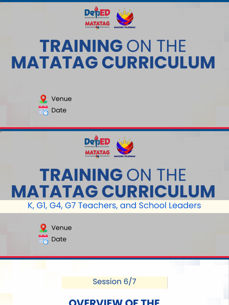 Matatag Curriculum IDF Overview | PDF | Instructional Design | Learning