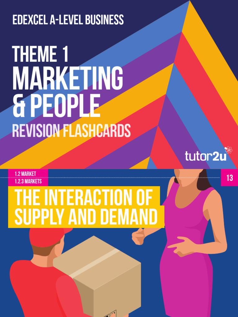 Edexcel A-Level Business Theme 1 Flashcards | PDF | Supply (Economics ...
