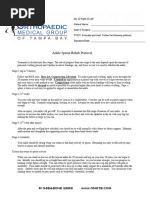 Willits Protocol for Achilles Rehab | PDF | Physical Therapy ...