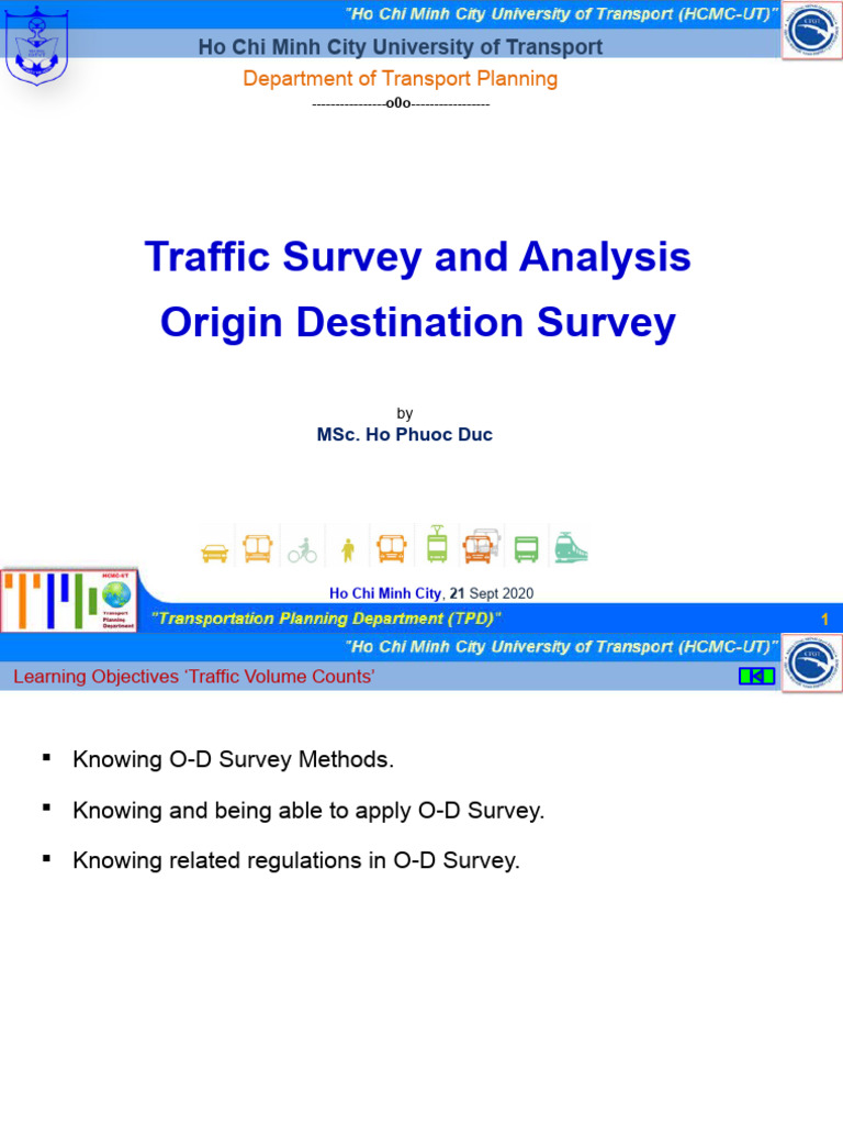 TDF - 2 Traffic Survey and Analysis - Origin Destination Survey - 18!11 ...