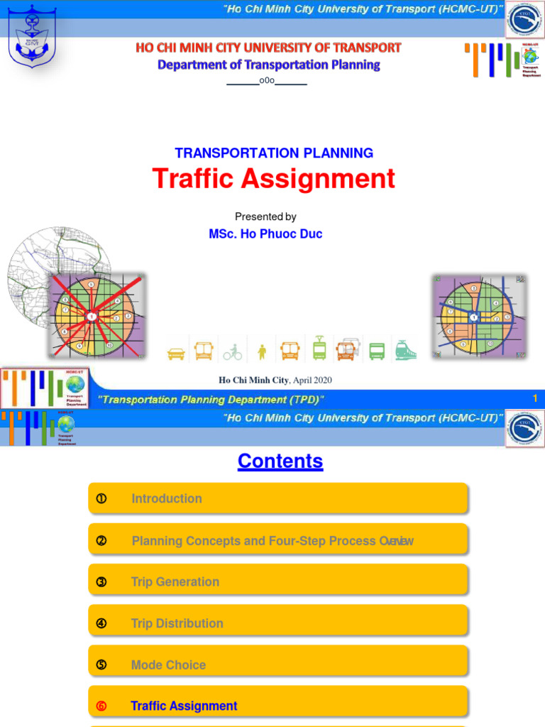 Traffic Assignment in Transportation Planning | PDF | Algorithms ...