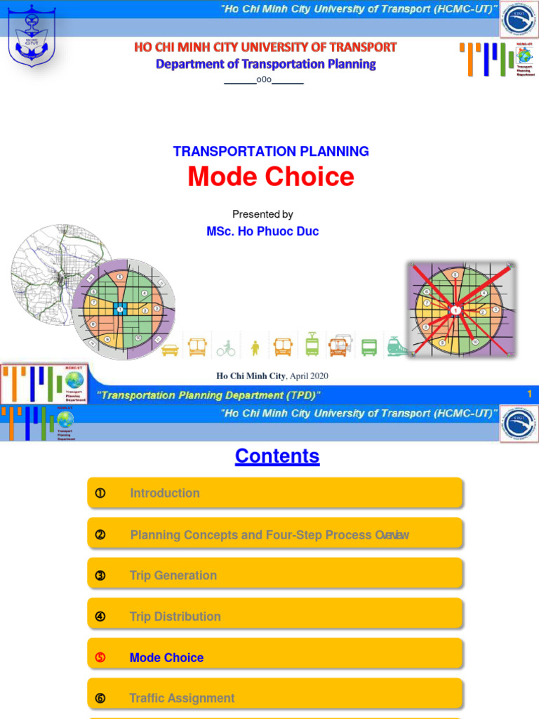 TDF - 6 Mode Choice - Duc - 2021 | PDF | Logistic Regression | Regression Analysis