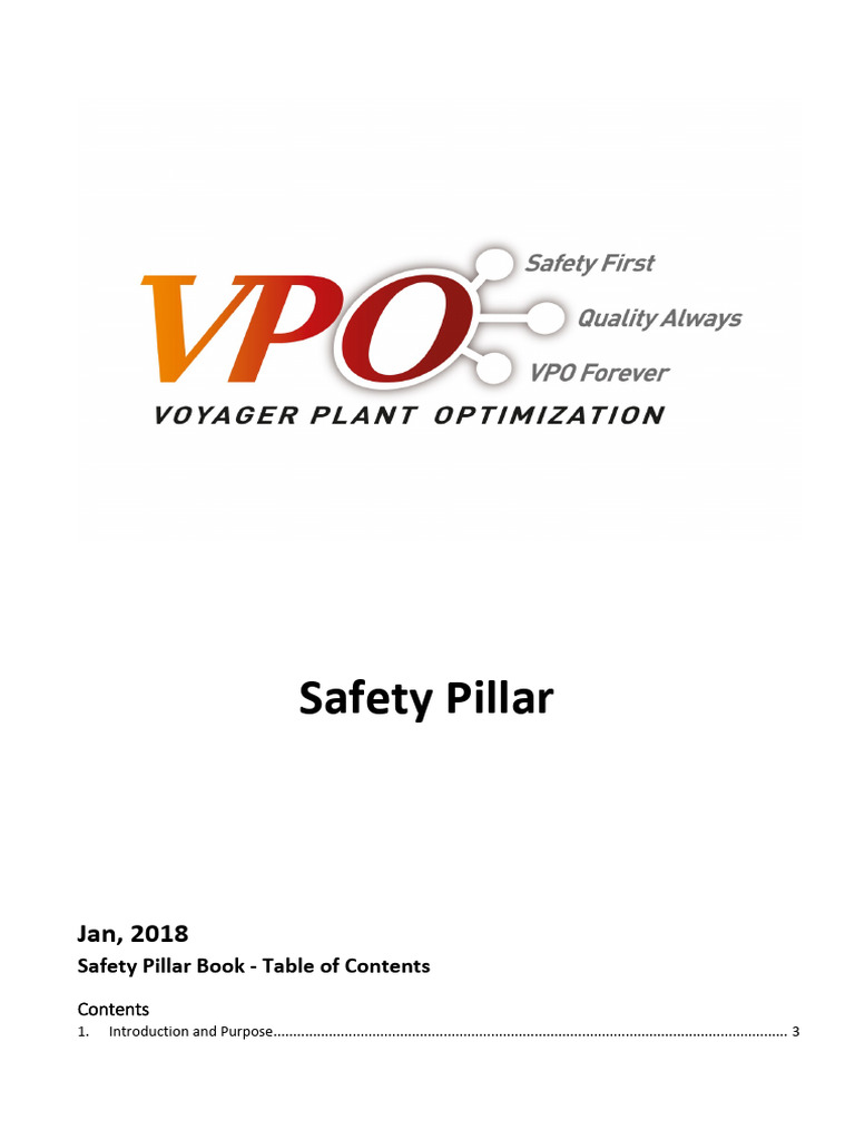 Safety Pillar Handbook | PDF | Safety | Occupational Safety And Health