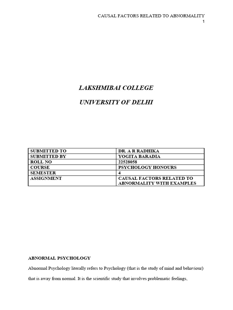UMD Assignment | Download Free PDF | Neurotransmitter | Id