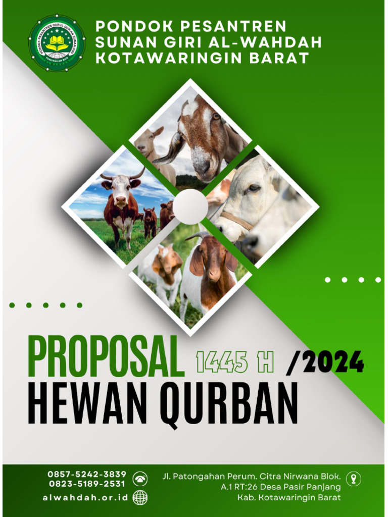 Proposal Hewan Qurban Idul Adha 2024 | PDF | Memasak, Makanan, & Anggur