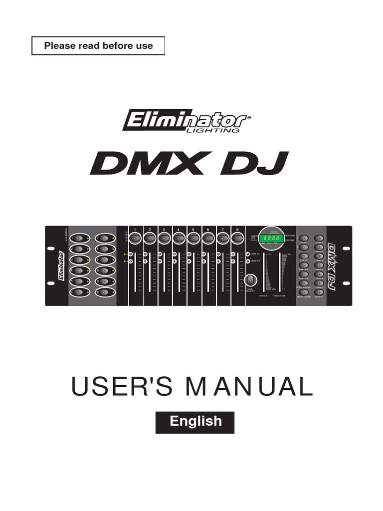 DMX DJ User Manual and Operation Guide | PDF | Electronics | Computing