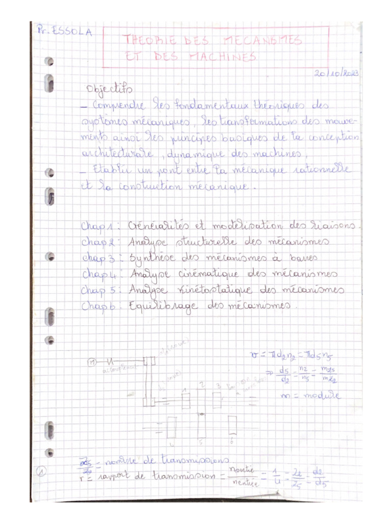 Des Mecanismes | PDF