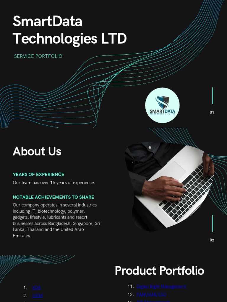 SmartData Technologies - Product Portfolio | PDF | Security | Computer Security