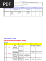 Hazard Assessment HIRAC Form Sample | PDF | Risk | Hazards