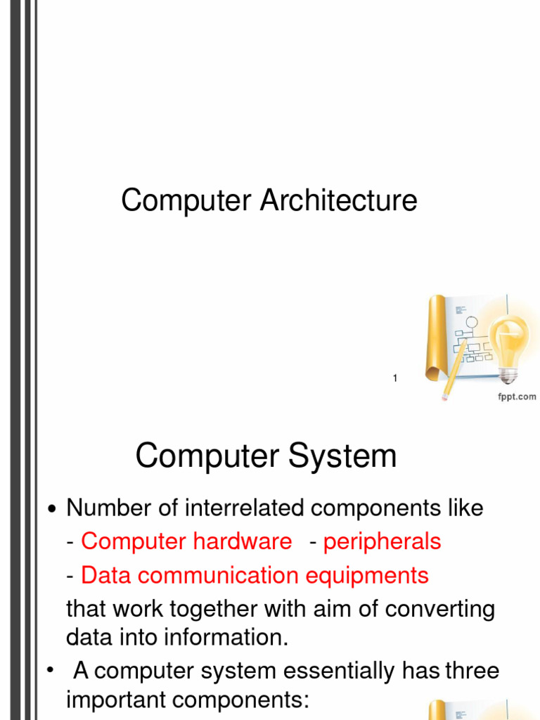 Puter Architecture | PDF | Central Processing Unit | Input/Output