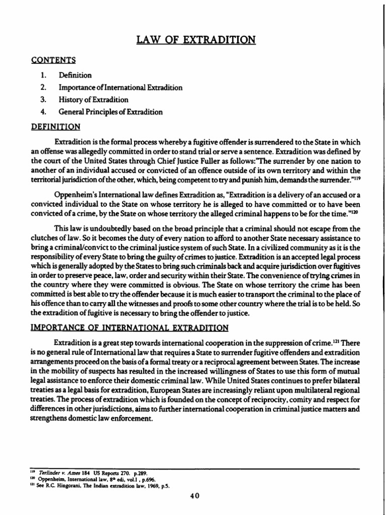 Extradition and Asylum 2 | PDF