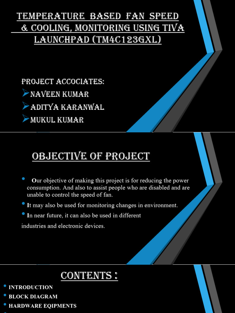 Temperature Based Fan Speed H | PDF | Direct Current | Microcontroller