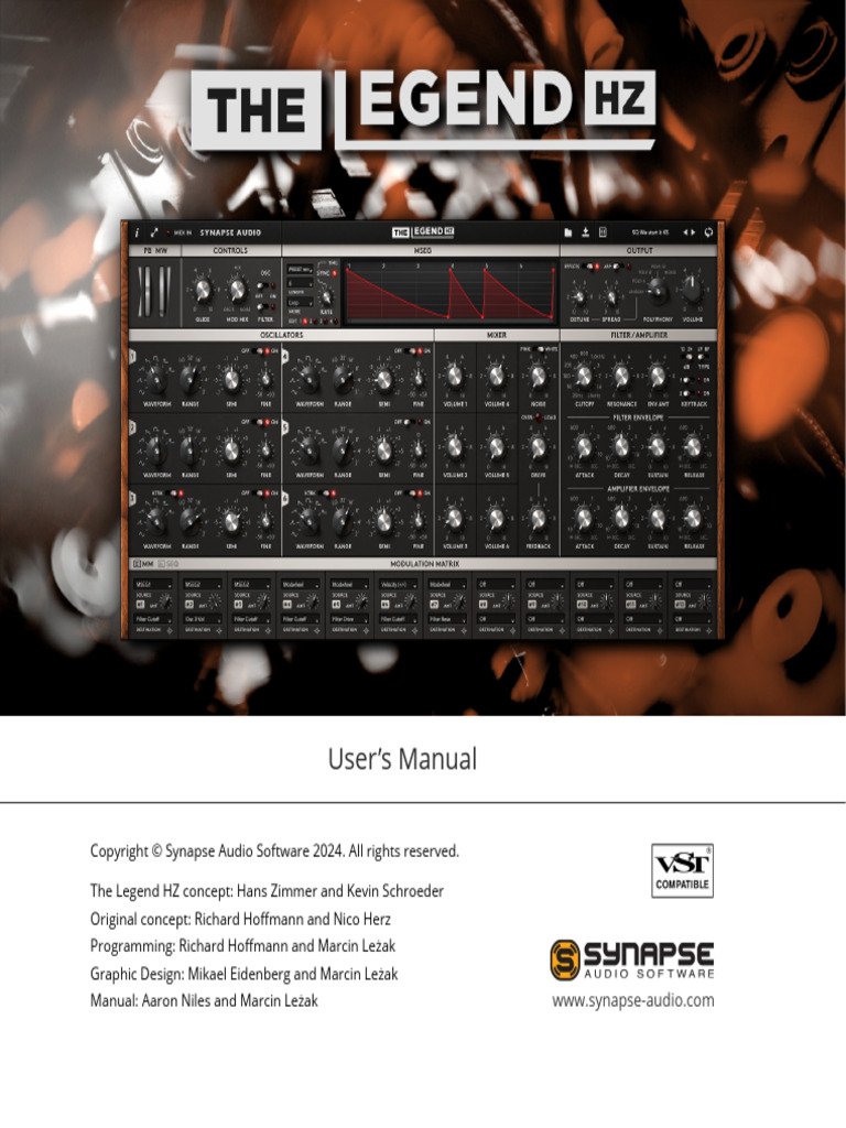 The Legend Manual HZ | Download Free PDF | Installation (Computer Programs) | Pitch (Music)