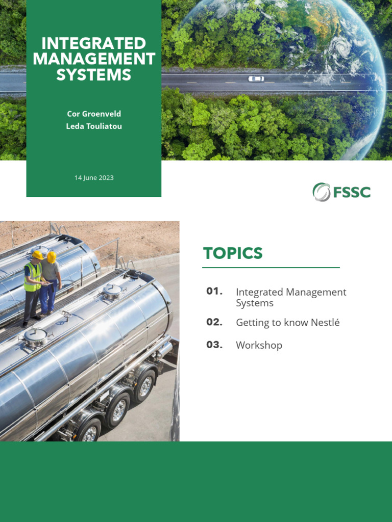 Integrated Management Systems Overview | PDF | Business | Wellness