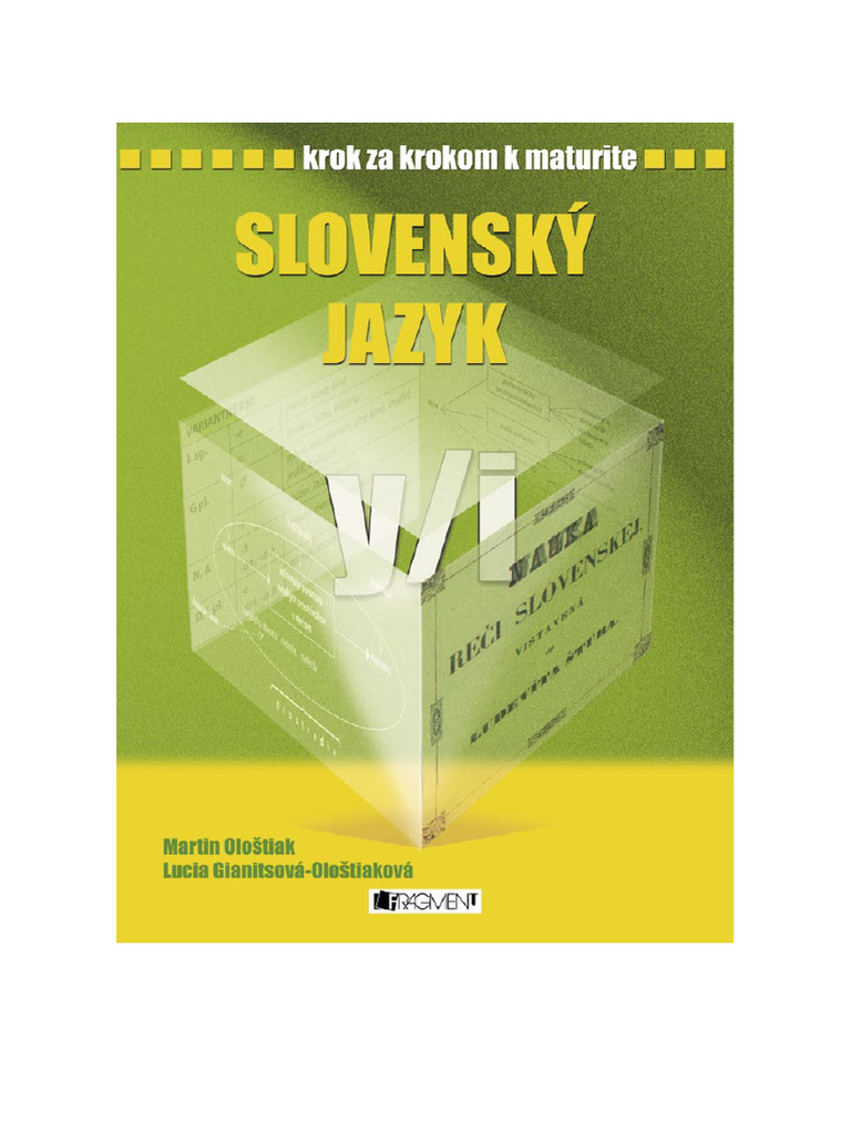 Krok Za Krokom K Maturite Slovensky Jazyk Ukazka | PDF