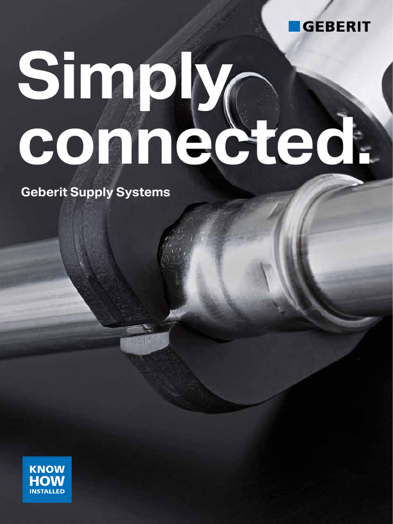 Geberit Supply Systems | Download Free PDF | Pipe (Fluid Conveyance ...