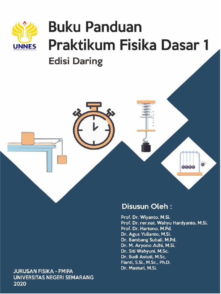 Buku Praktikum - Fisika Dasar 1 Edisi Daring 2020 - Budi Astuti | PDF