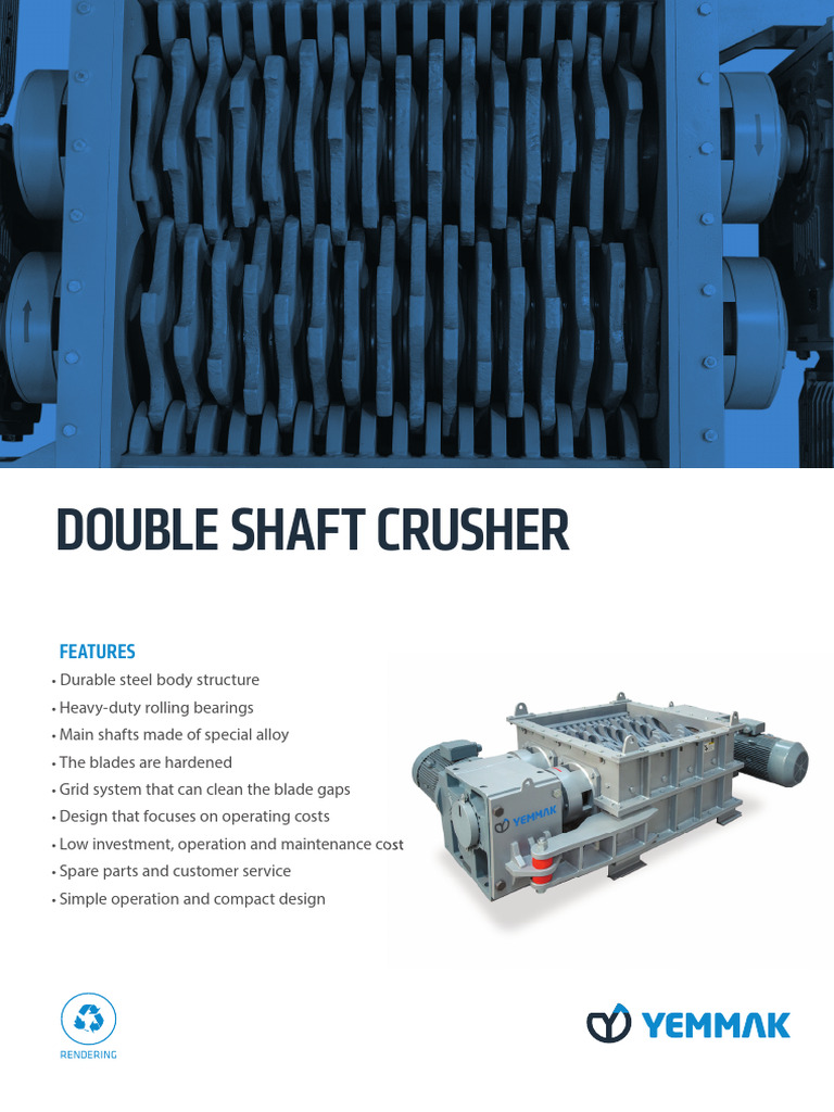 Double Shaft Crusher | PDF | Technology & Engineering