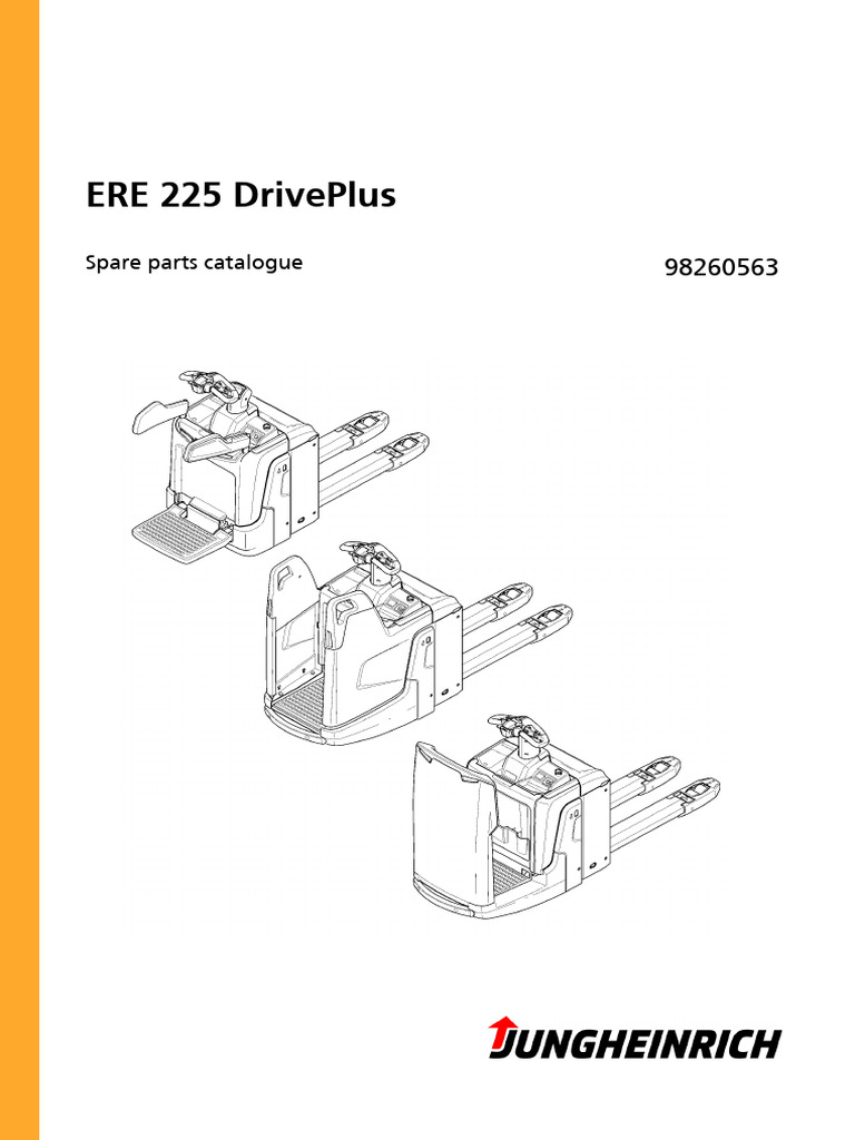 ERE 225 DrivePlus Parts Guide | PDF | Steering | Brake