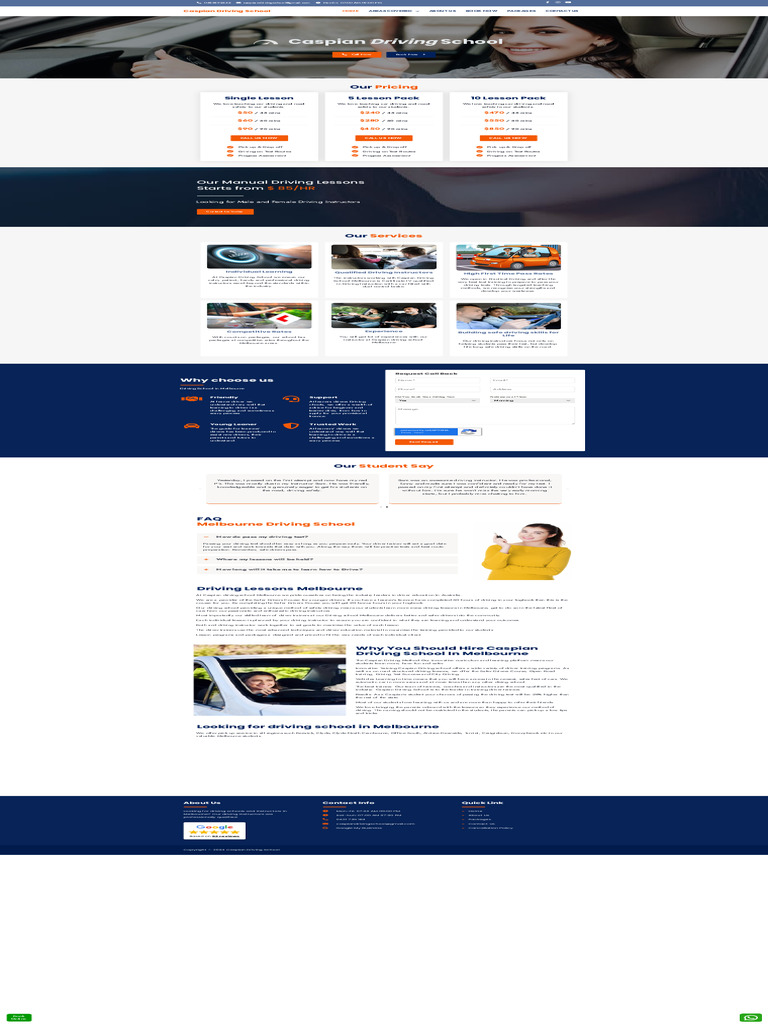 Driving Lessons in Melbourne | PDF | Learning