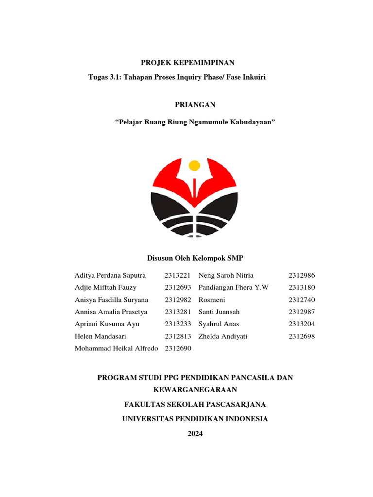 Aditya Perdana S - Tugas 3.1 Tahap Proses Inquiry | PDF